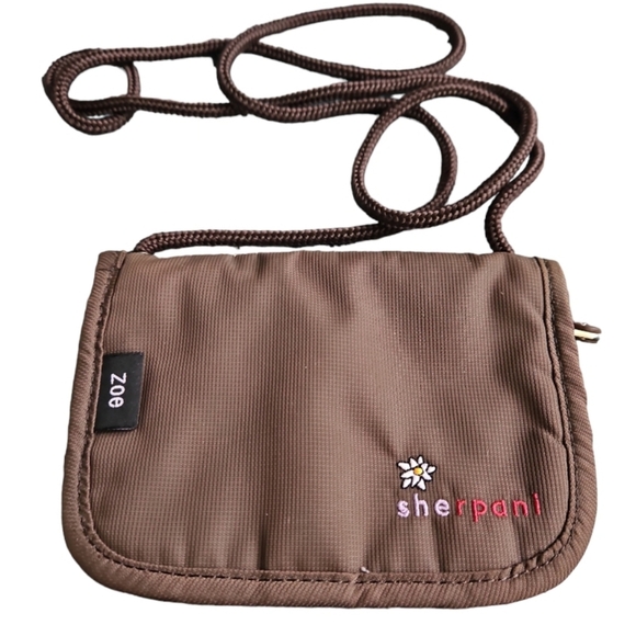 Sherpani | Bags | Sherpani Zoe Brown Zip Around Crossbody Wallet | Poshmark